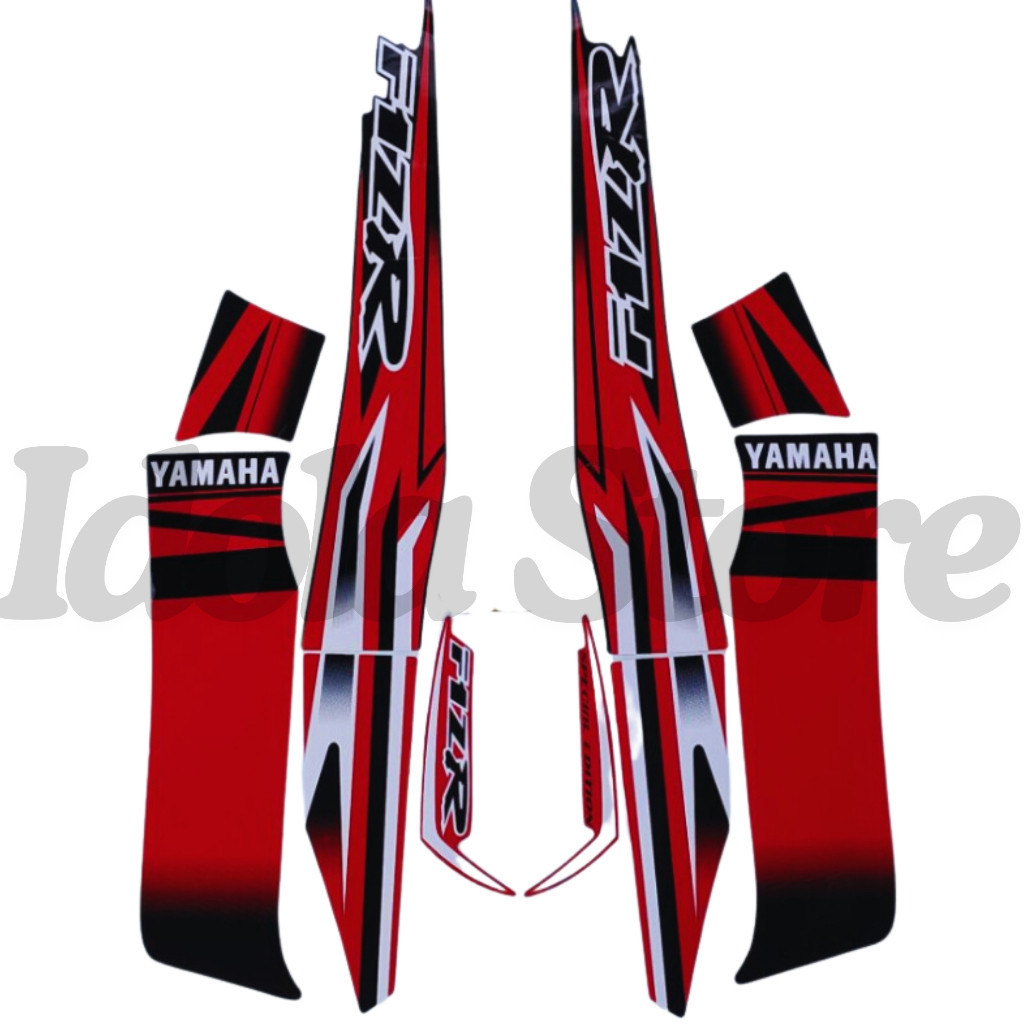 MERAH Red F1ZR Special Edition Sticker Striping Standard Striping ...
