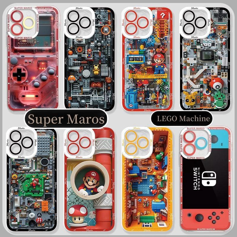 Cartoon Super Mario Bros Game Casing For Huawei P30 Pro Honor 90 Lite ...