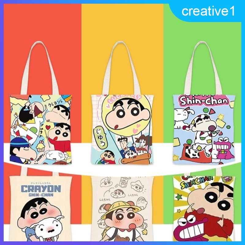 Crayon Shin Chan Popular Canvas Bag Women Casual Bag Large Capacity ...