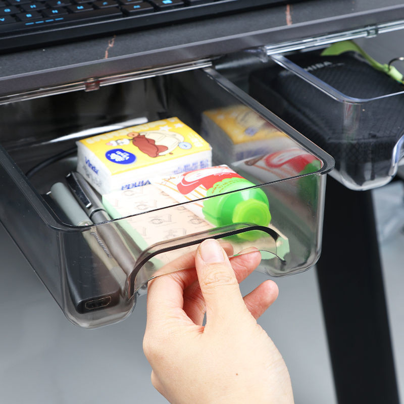 Invisible Drawer under the Table Storage Box Office Desktop Hidden ...
