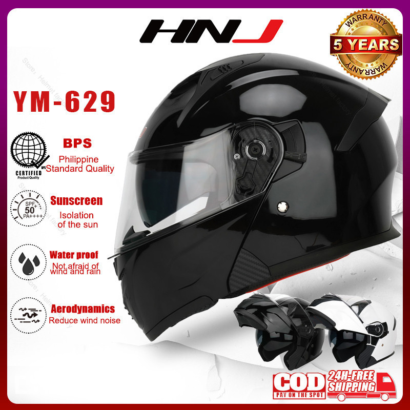 HNJ YM-629 modular Dual Visor helmet full face for motorcycle couple ...