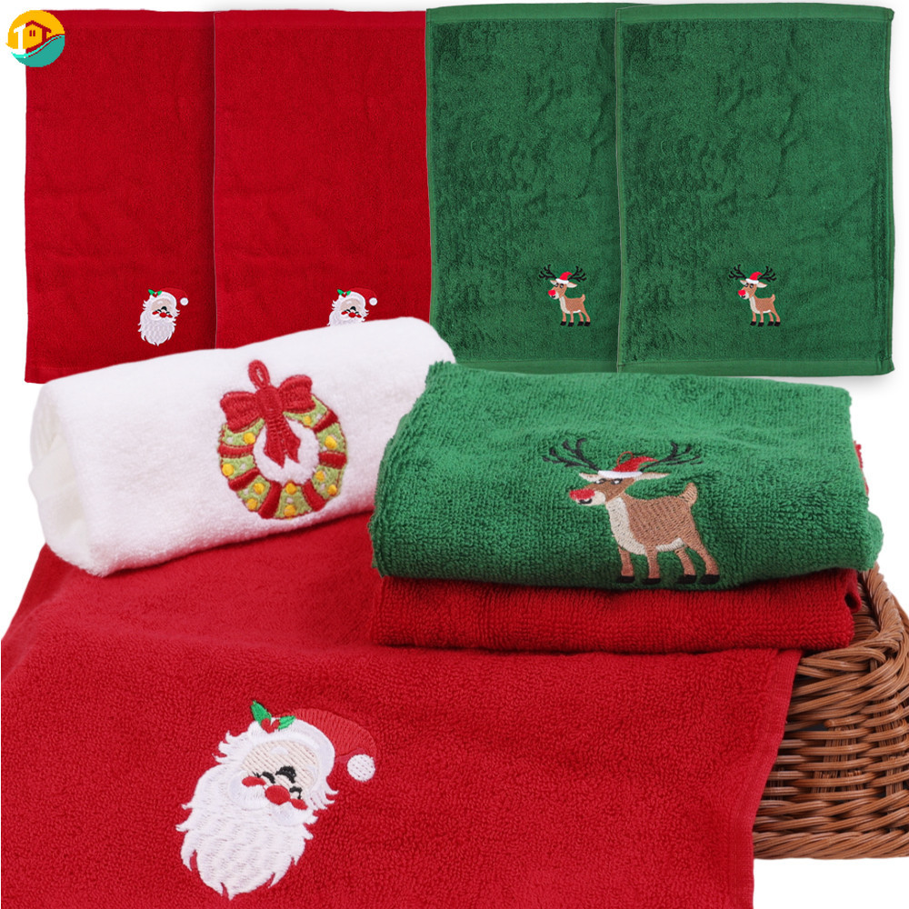 Unisex Cotton Christmas Tree Santa Claus Innovative Towel Xmas Gifts ...