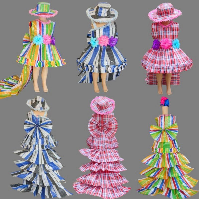 Tail New Environmental Protection Clothing Creative Handmade Girls ...