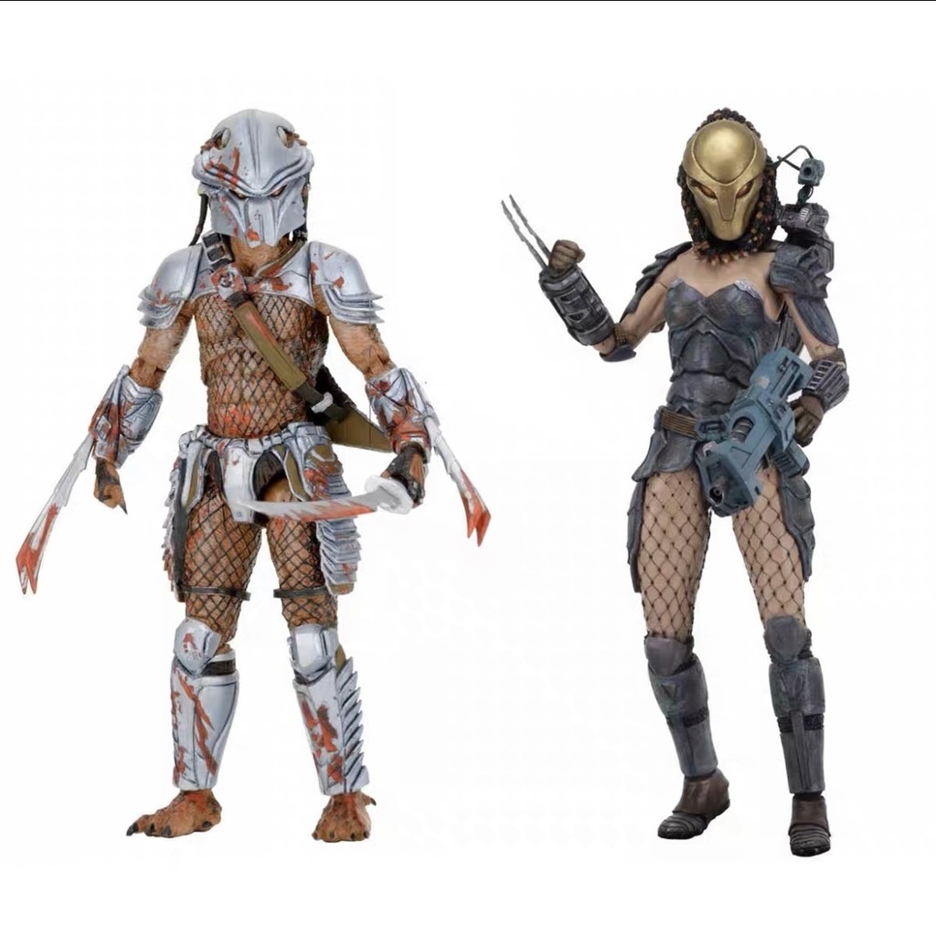 Neca Predator 18th Wave Female Predator Blood Guan Bull Horn Movable ...