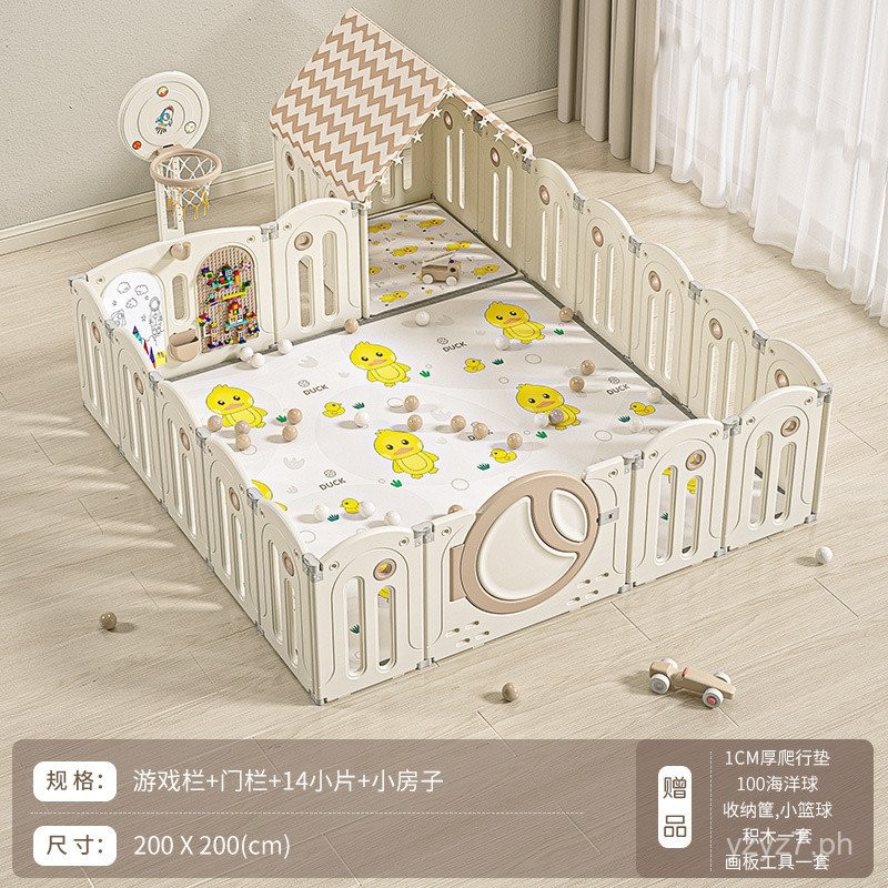 Baby Enclosure Crawling Mat Fence Game Baby Children Indoor Home ...