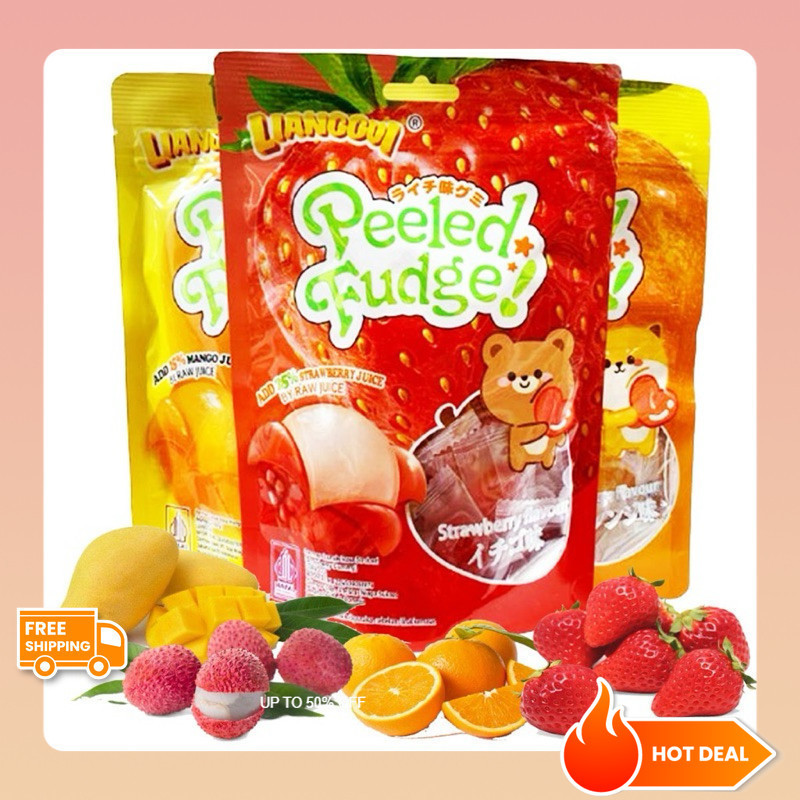 [VIRAL Peeled candy] halal LIANGGUI VIRAL SOFT CANDY VARIOUS FRUIT ...