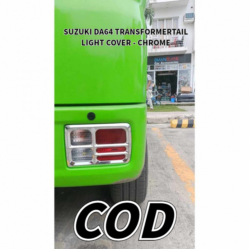 SUZUKI DA17 Headlight Garnish Chrome Black set Front Back | Shopee ...