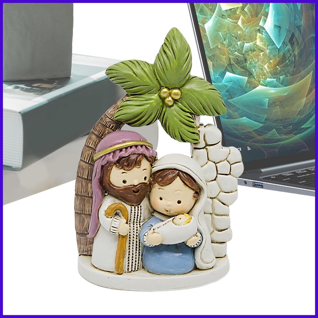 Nativity Scene Jesus Birth Miniature Manger Scene Small Nativity Set ...