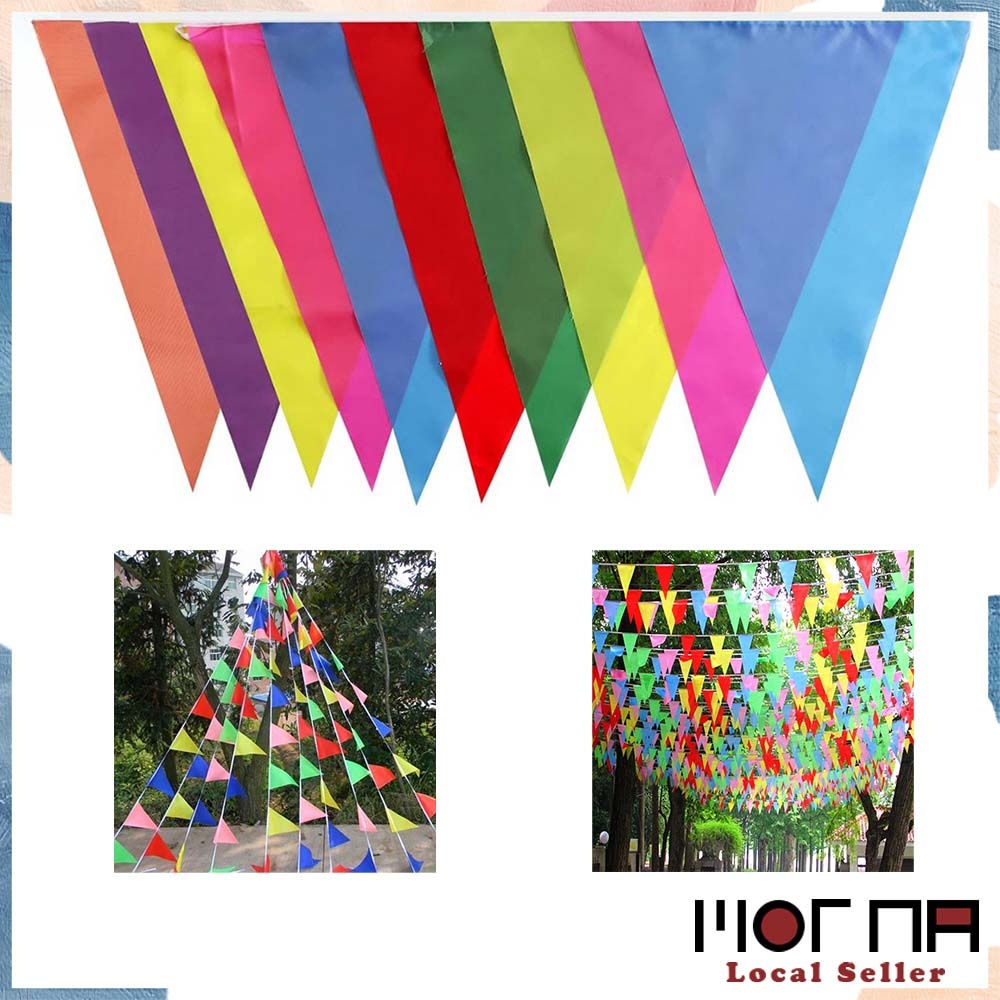 Colorful Triangle Flags Banderitas Party Decorations Fiesta Flag ...