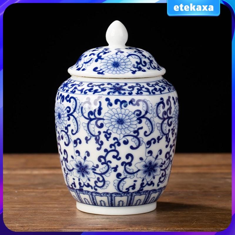 [Etekaxa] Ceramic Ginger Jar Porcelain Jars Traditional Gift Chinese ...