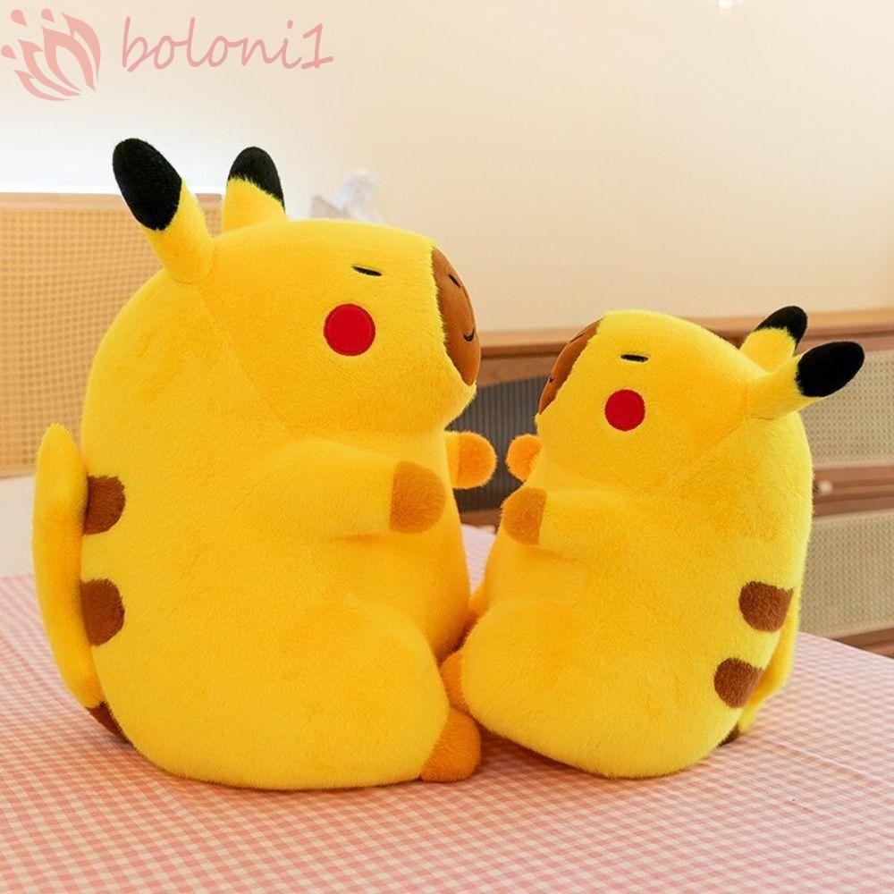 [COD] Capybara Plush Toy, PP Cotton Cosplay Pikachu Capybara Stuffed ...