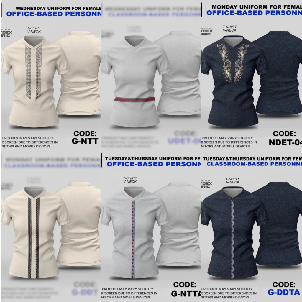 2025 NEW DEPED UNIFORMS MONDAY TUESDAY &WEDNESDAY THURSDAY UNIFORM FOR ...