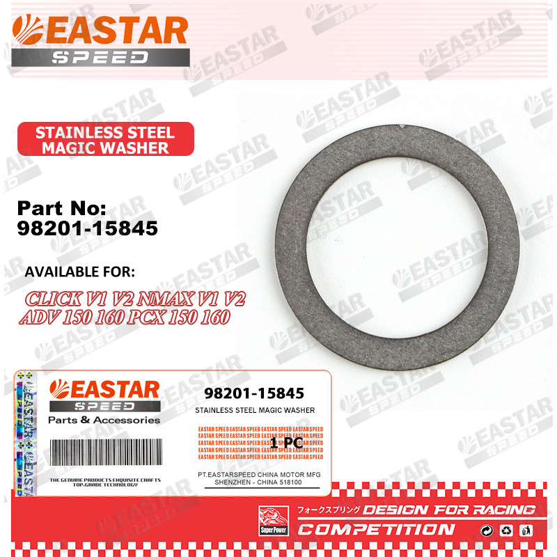 Stainless Steel Magic Washer 1mm Anti dragging click v1 v2 Nmax V1 V2 ...