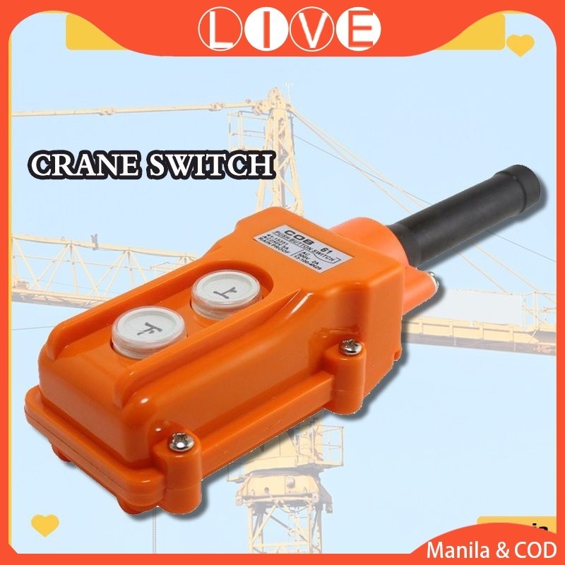 Hoist Crane Push Button Switch 2 Way Up and Down Push Button Switch ...