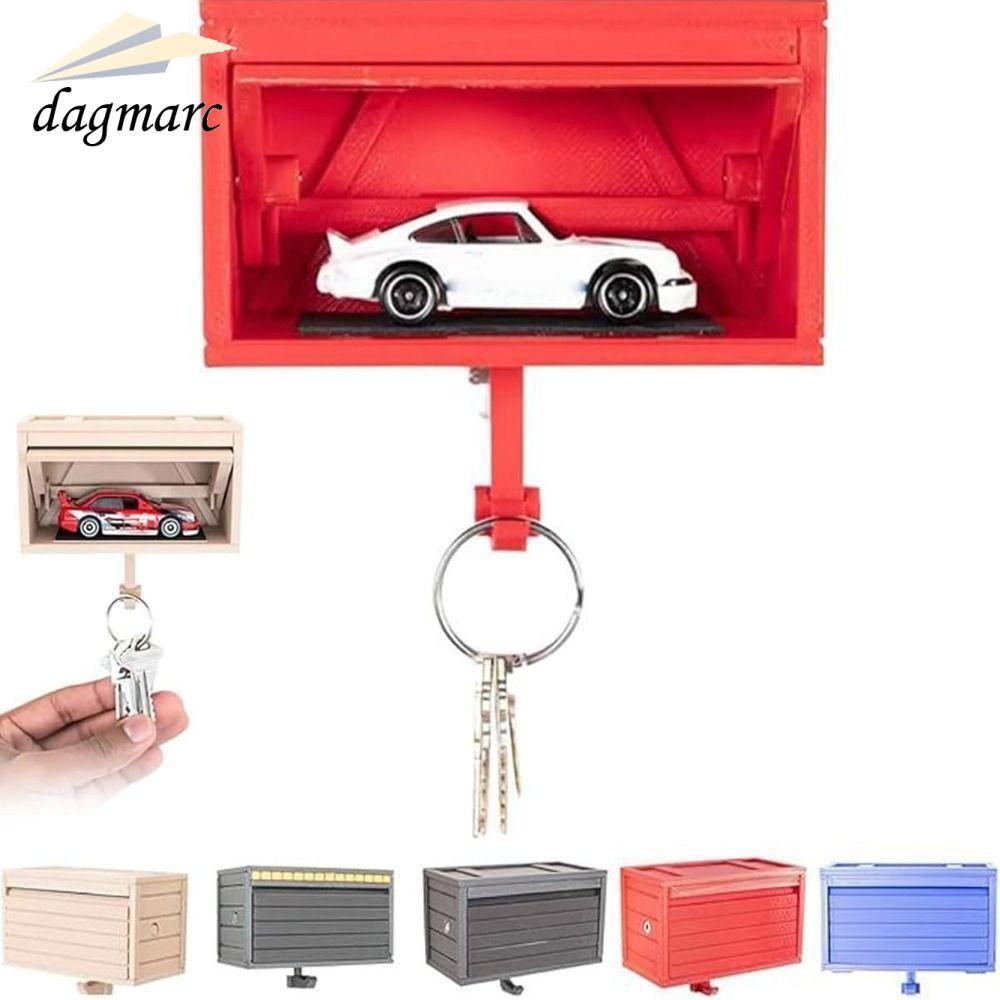 DAGMARC Garage Design Wall Key Holder, with Car Garage with Opening ...