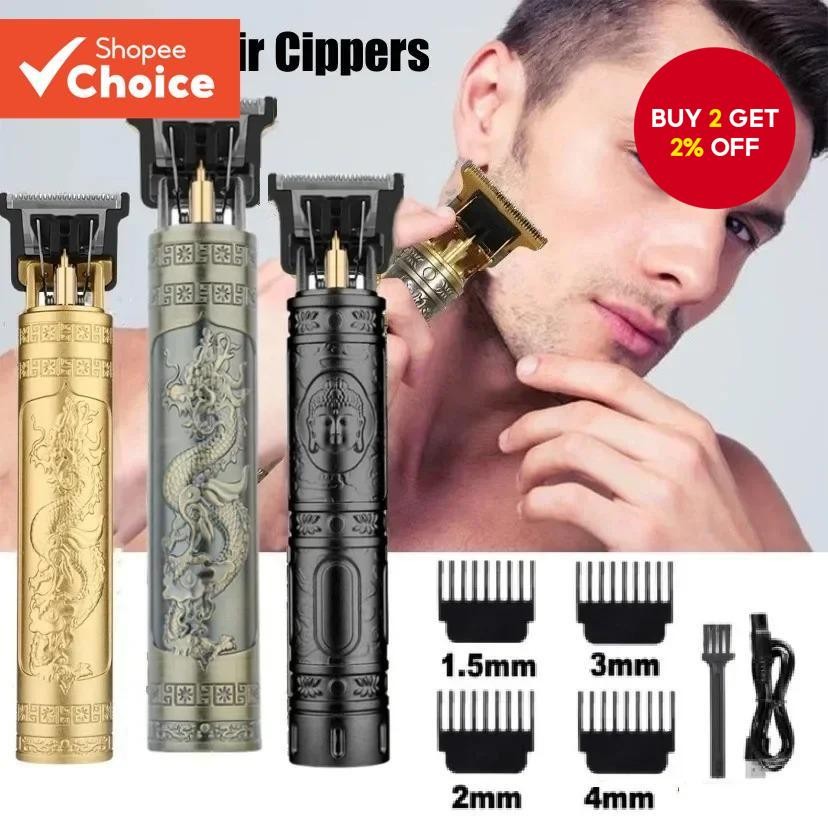 Vintage T9 Electric Hair Clipper Rechargeable Machine Professional ...