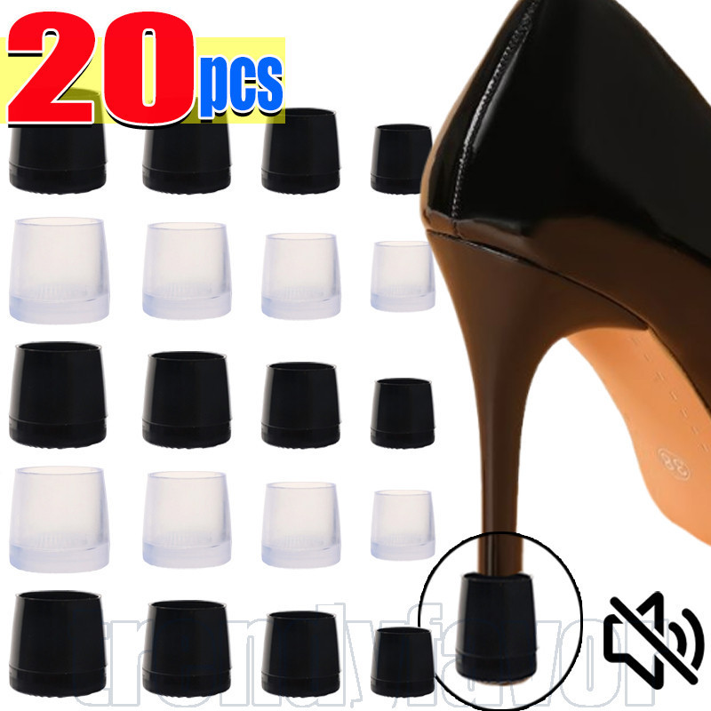 20pcs TPU Anti-Slip Protective Cover for High Heels - Comfortable ...