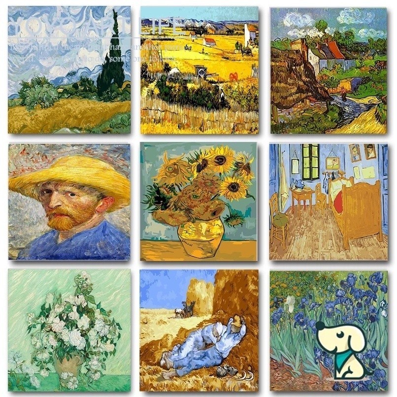 Zet Art figure and Character 40x50cm paint by numbers painting 世界名画系列 ...