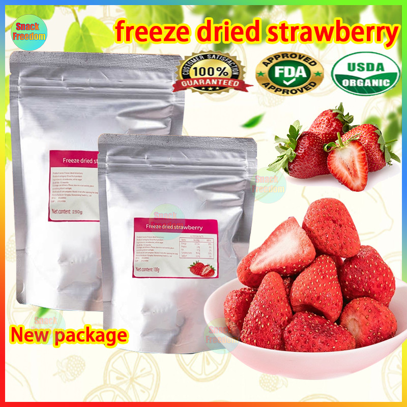 Freeze Dried Strawberry 250g Natural Sweet And Sour Dried Strawberries ...