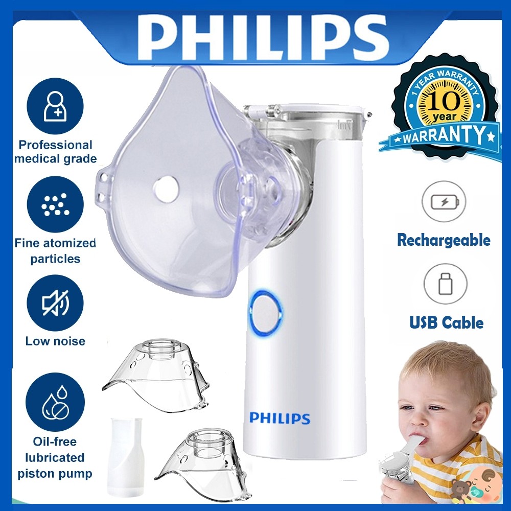 PHILIPS Rechargeable Nebulizer Portable Atomizer Handheld Inhale ...