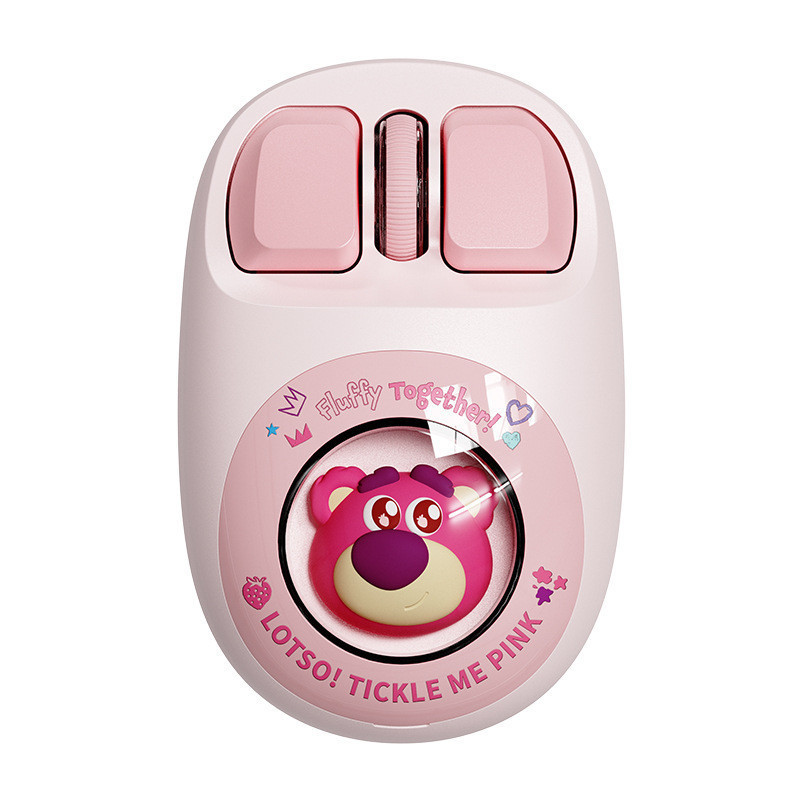 Wireless Mouse Dual Mode Bluetooth Strawberry Bear Lotso Winnie The ...