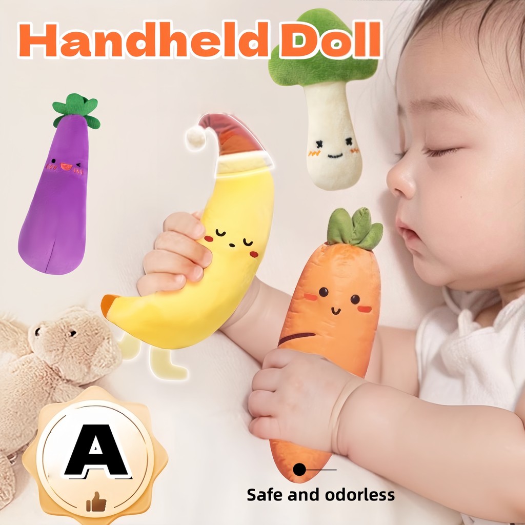 Baby Soothing Sleeping Toy Infant Anti Startle Jump Hand-held Loop Doll ...