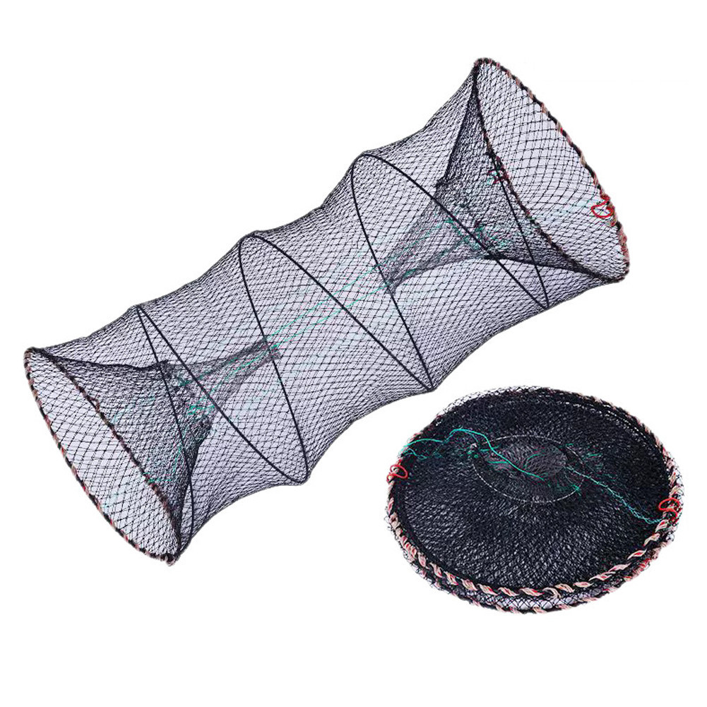 Folding Fish Trap Net for Gear Crab Shrimp Minnow Crawfish Catfish ...