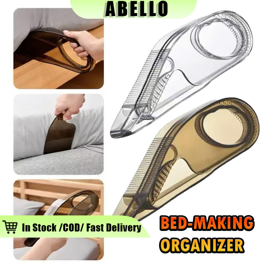 2 in 1 Ergonomic Bed Lifter Support with Integrated Bed Sheet Organizer ...