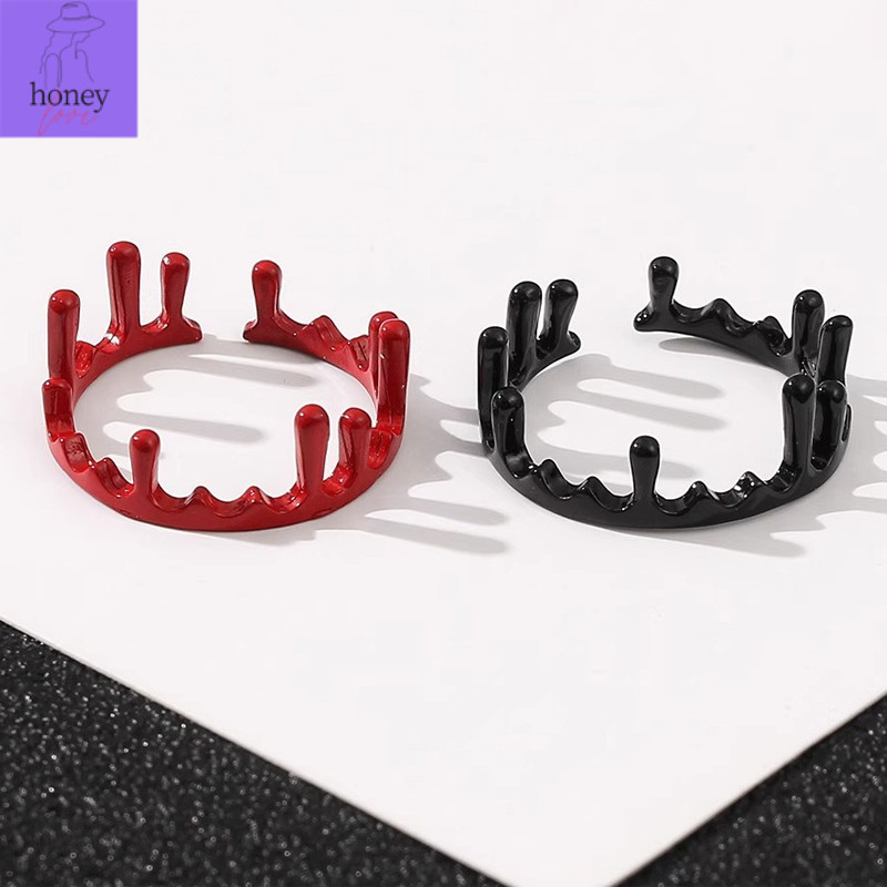 Personalized Prank Bloodstained Ring Niche Creative Punk Style ...