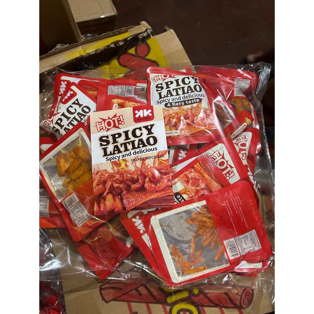 SPICY LATIAO ASSORTED 30pcs | Shopee Philippines