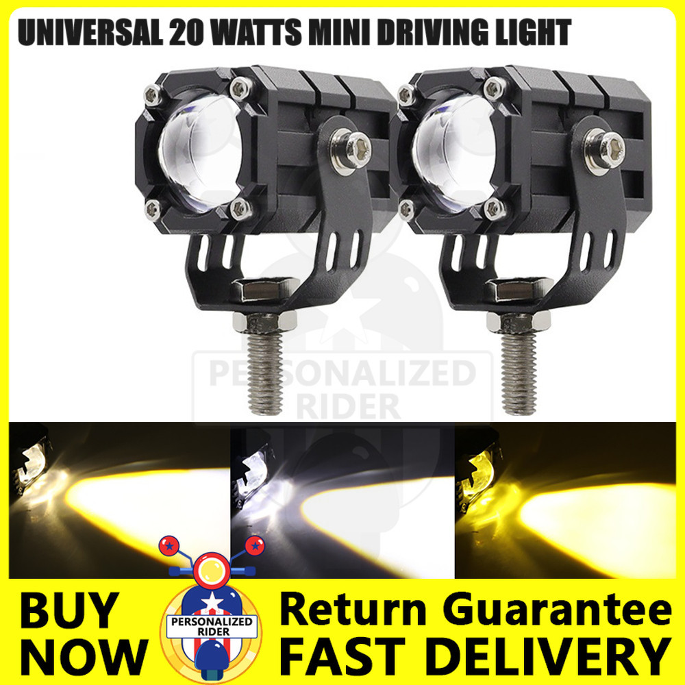 Motorcycle Lightings Universal 20 Watts Mini Driving Light For ...