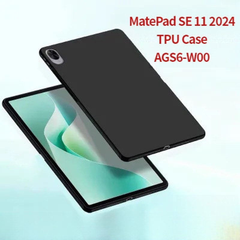 TPU Case For HUAWEI MatePad SE 11 2024 Silicone Black Cover Tablet ...