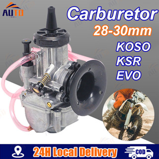 KOSO KSR EVO Motorcycle 28mm 30mm Carburetor Carb Racing Flat Slide ...