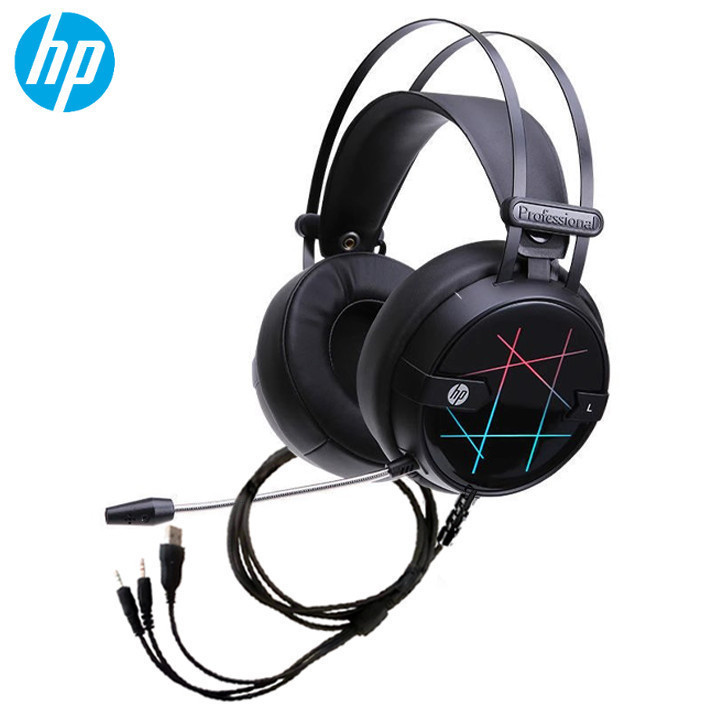 HP H160 7.1Ch Premium Headset USB Wired Gaming Headset with microphone ...