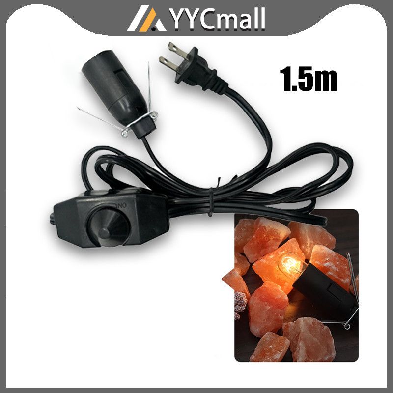 1Pcs E14 Power Cord 1.5m Himalayan Salt Lamp Line Power Cord Cable ...