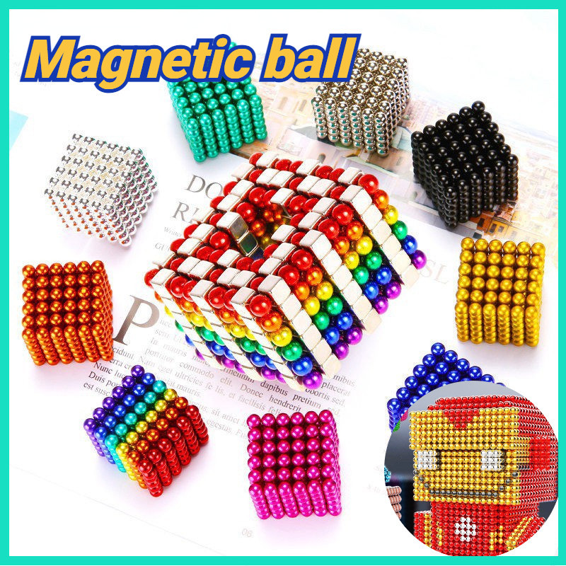 【COD】216pcs Strong Magnetic Balls Diy Puzzle Cube Magnet Bead Toy ...