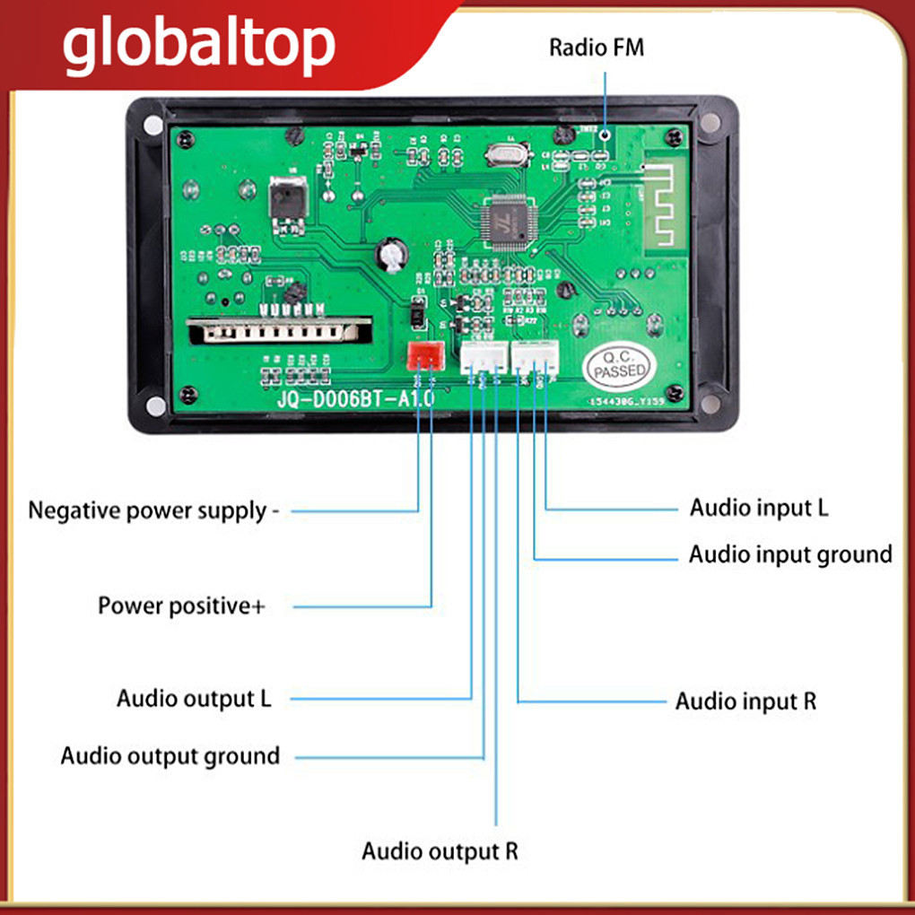 MP3 WAV Decoder Module Decode Board Operation Receiver LCD Accessories ...