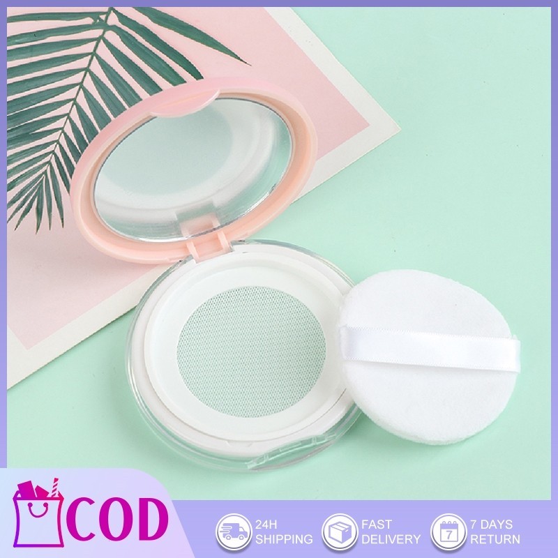 Loose Powder Compact Container Portable Cosmetic loose powder box Ultra ...