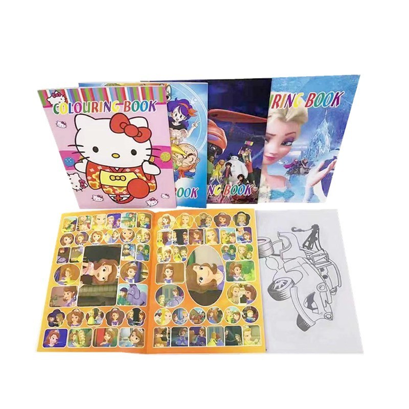 808 coloring book &sticker (B) SCHOOL SUPPLIES/Giveaways | Shopee ...