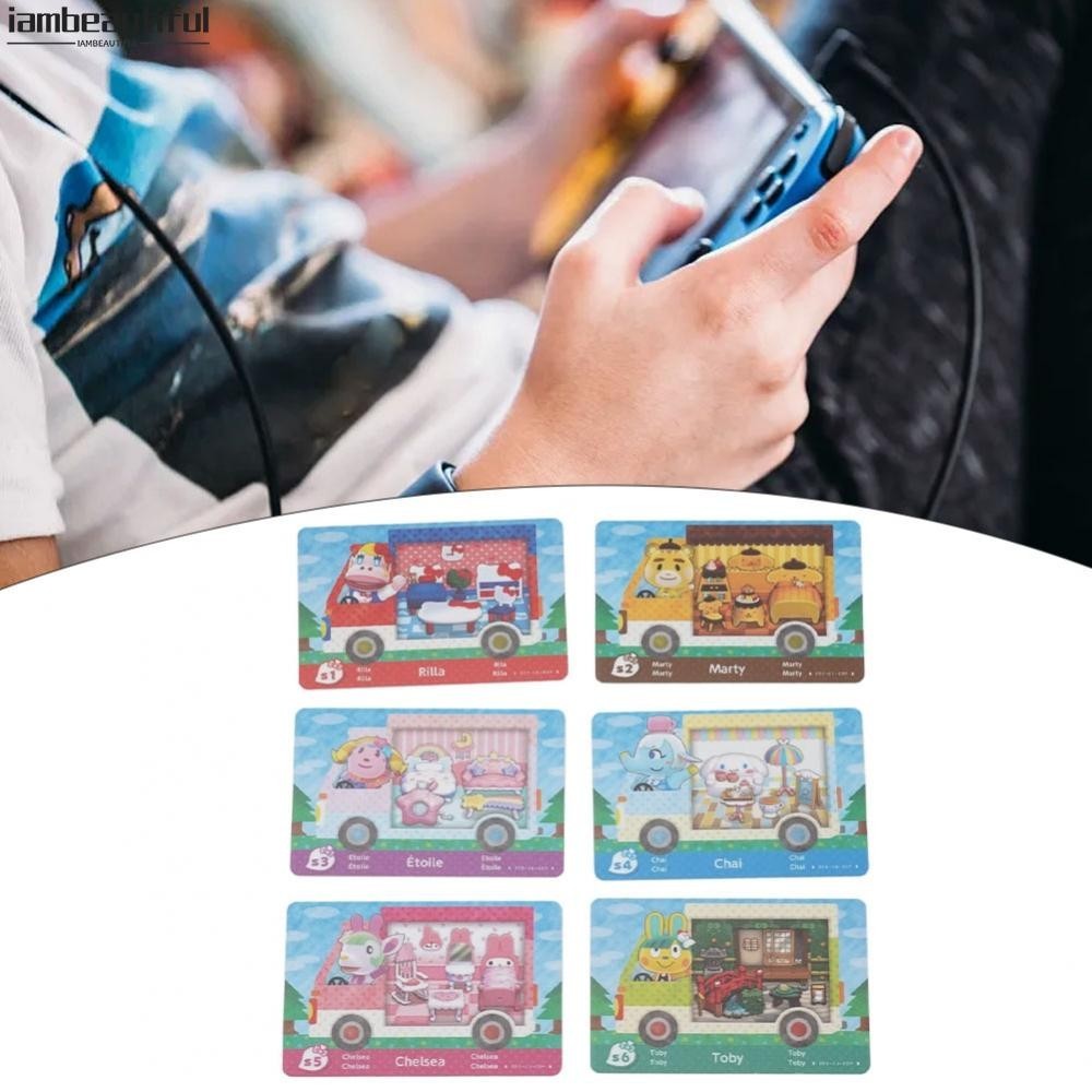 (IMBUTFL) All 6 Pack For Animal Crossing Sanrio NFC Amiibo Cards Toby ...