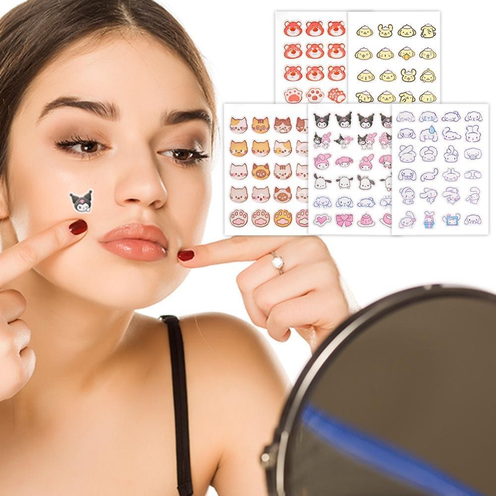 20/acne Care Patch Cute Cartoon Strawberry Bear Pe Patch Acne G3j6 ...