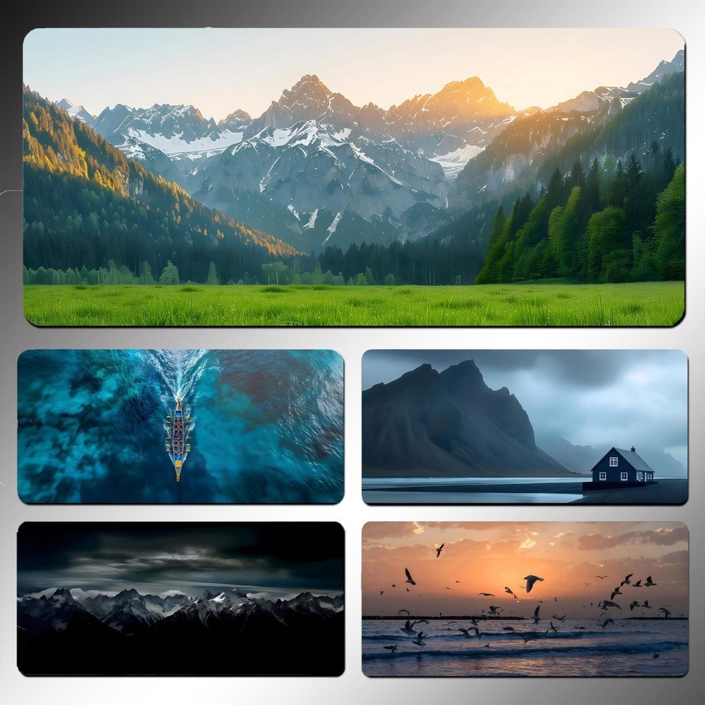 [70CM * 30CM] Cool Wind Natural Super Large Mouse Pad Landscape ...