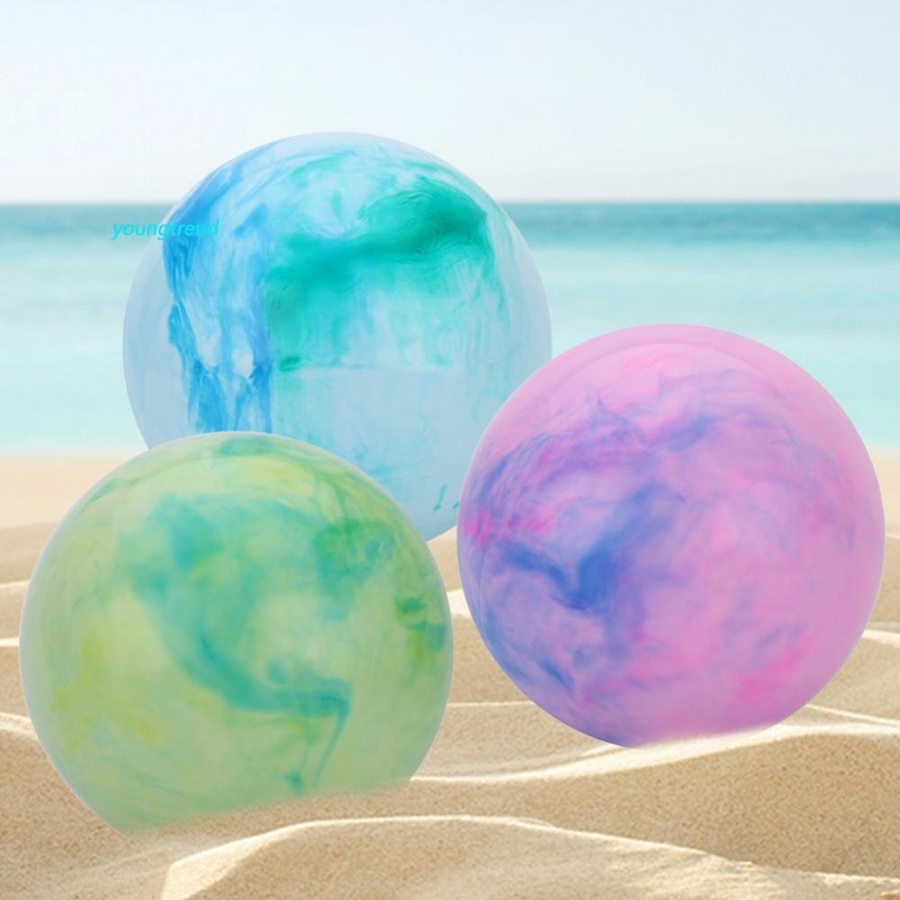 3Pcs Marbleized Beach Balls PVC Inflatable Balls for Beach Seaside ...