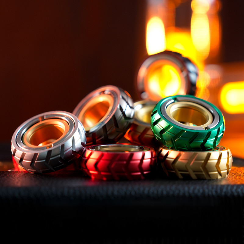 CNEDC Stainless Steel Metal EDC Magnetic Section Ring Mechanic Brass ...