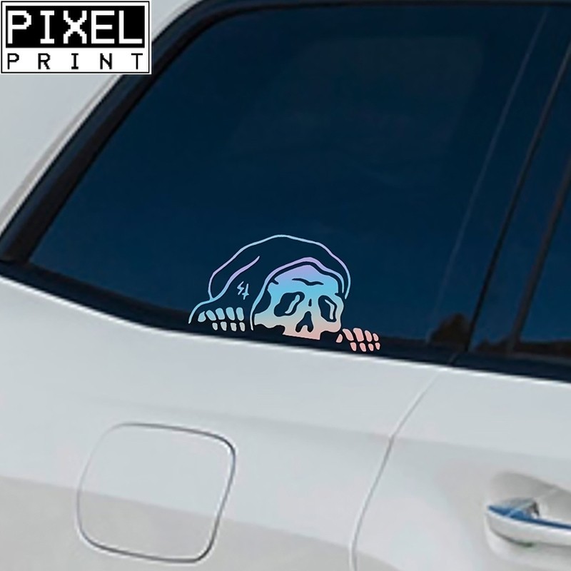 Grim Reaper Lurking Sticker Waterproof For Motor Vinyl Decals for Car ...