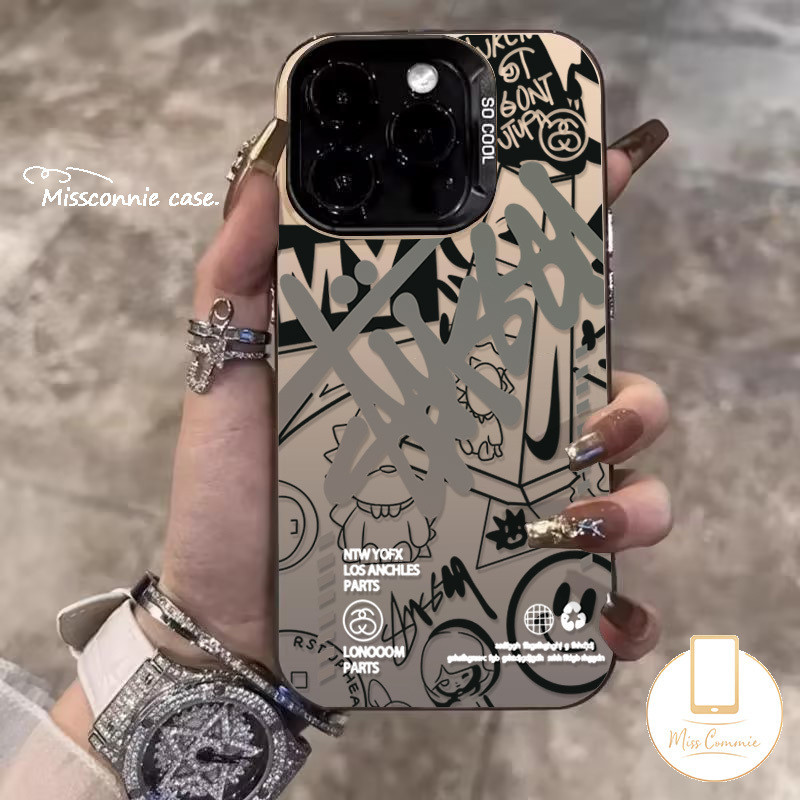 Trendy Brand Graffiti Letters Logo Case For Redmi 13 12 9C 10A 9 12C A3 ...