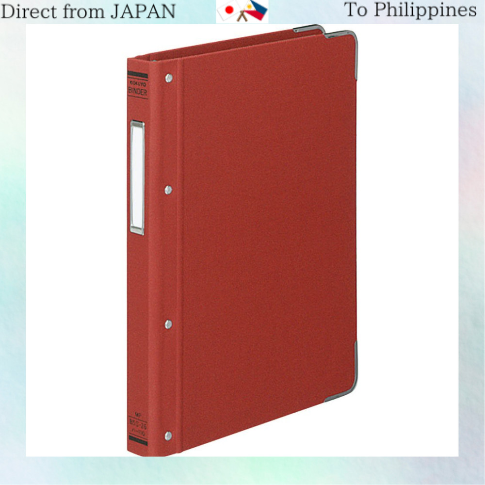 KOKUYO File Binder Cloth B5 Vertical with Square Metal 26 Holes Holds ...