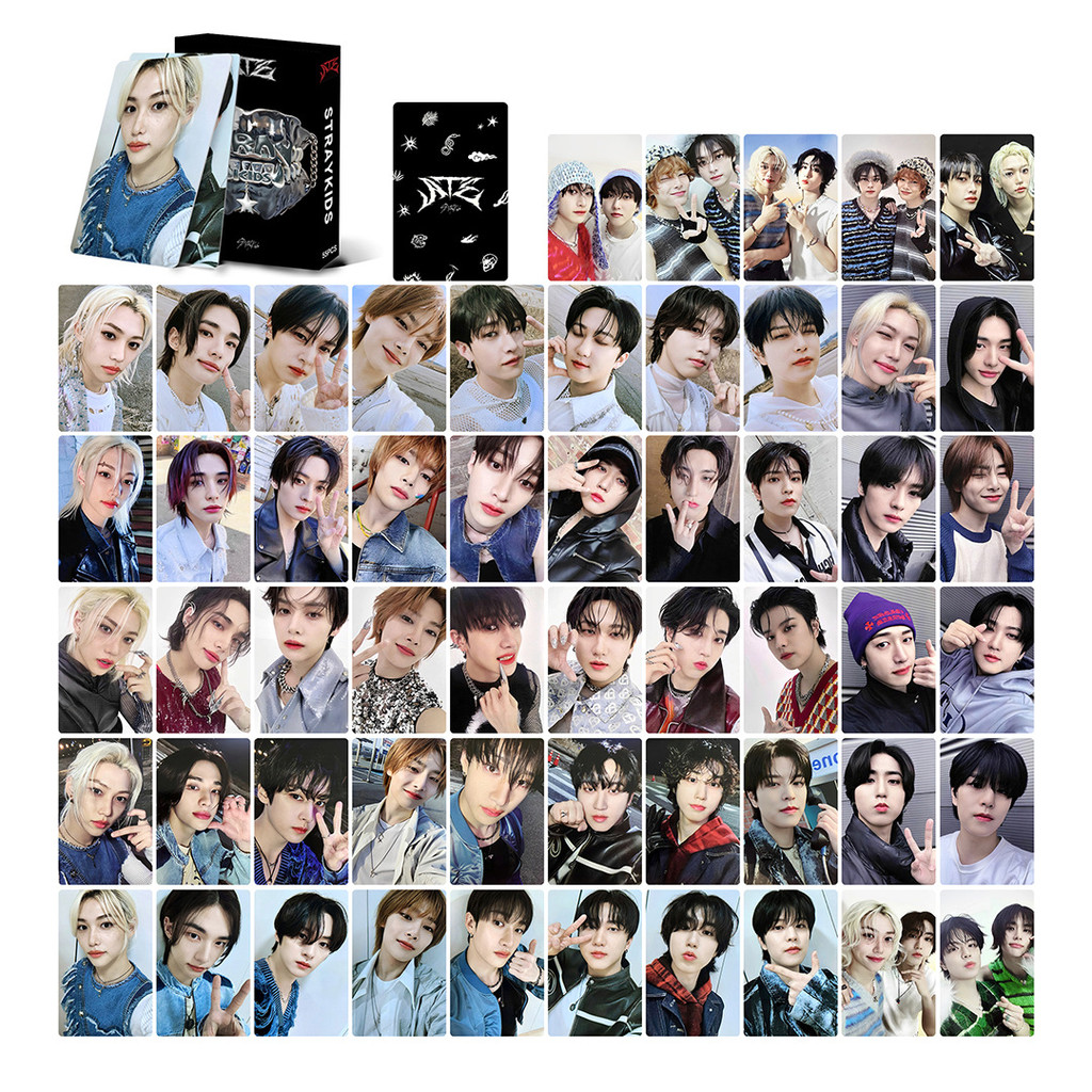 55pcs STRAY KIDS SKZ HOP Lomo cards ATE Lose My Breath Magic School SKZ ...