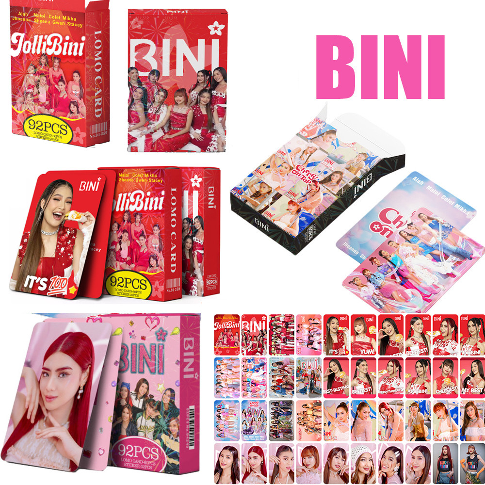 BINI Jollibini Jollibee Bini Photocards Photo Card | Shopee Philippines