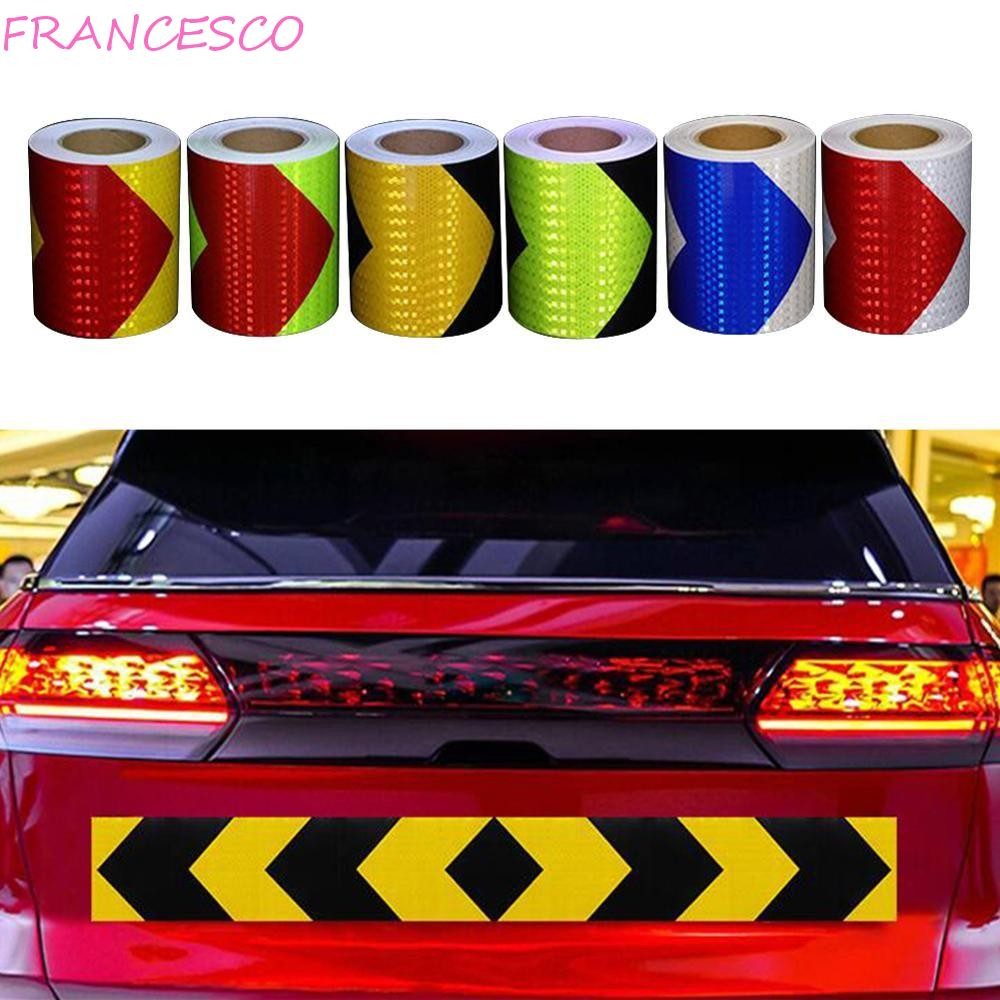 FRANCESCO Car Safety Mark Stickers Anti-Collision 5CM*3M Reflective ...